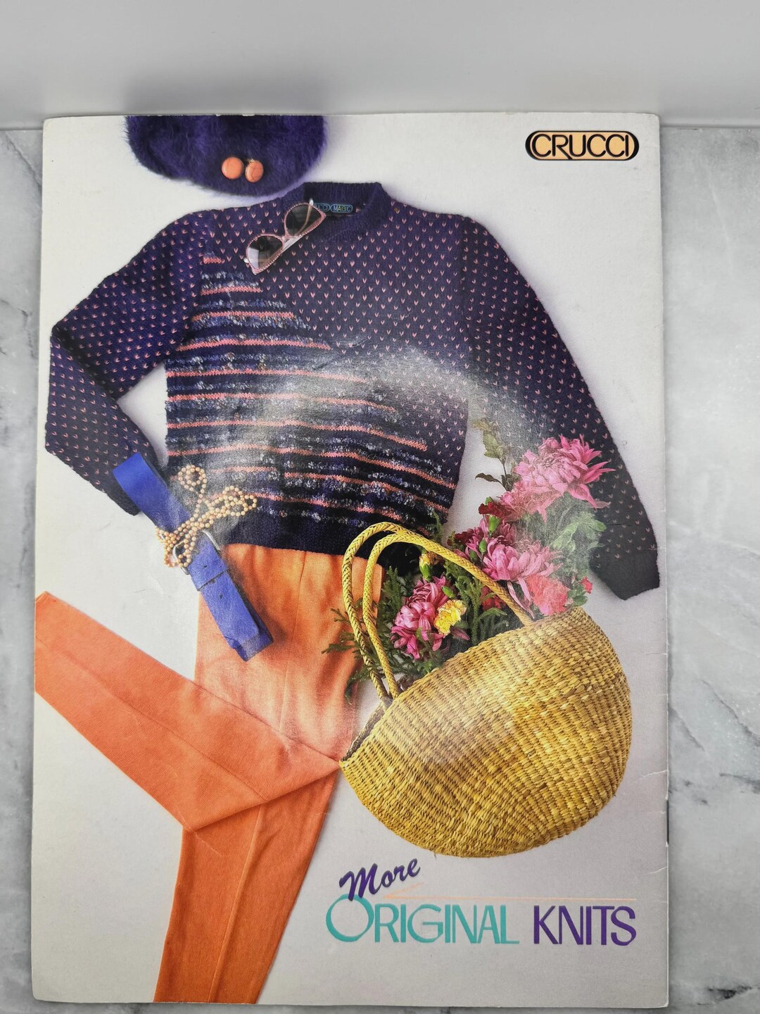 1980s Crucci Knitting Pattern Book - More Original Knits - Wool and ...