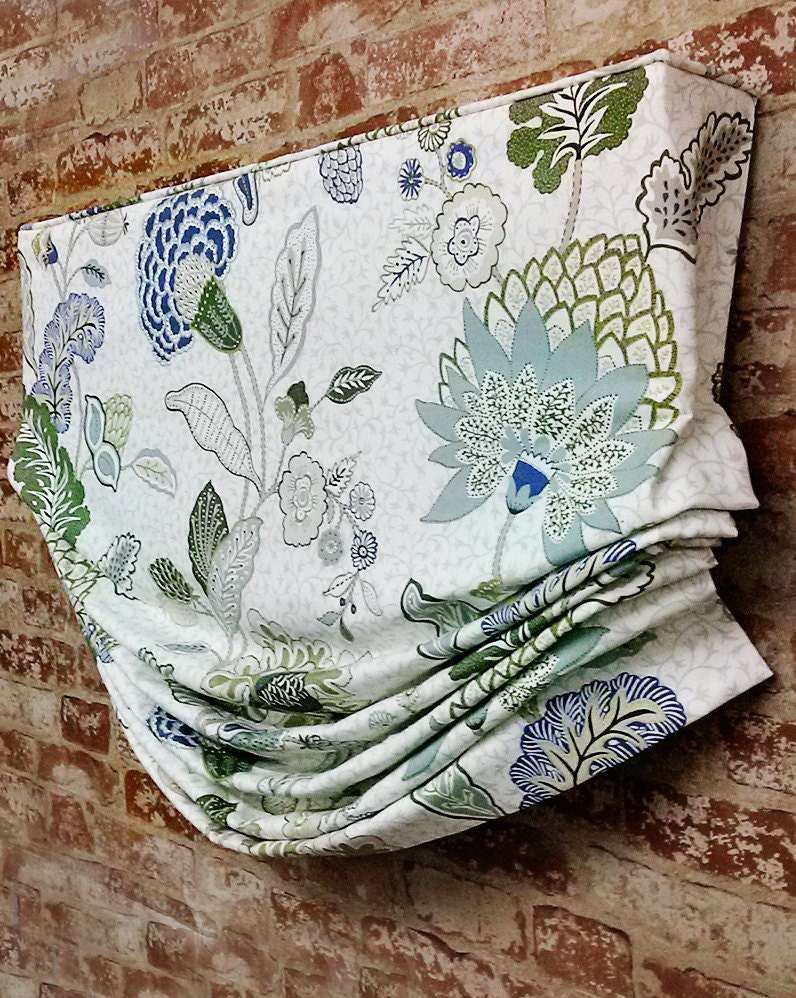 Faux Roman Shade Valance Custom Window Treatment Relaxed | Etsy