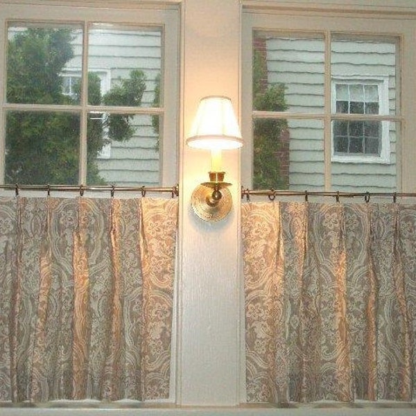 Custom Cafe Curtains - Etsy