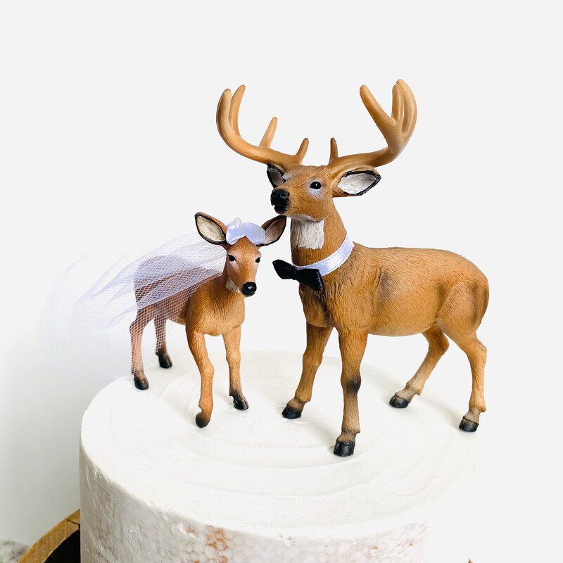 Deer Cake Topper - Etsy