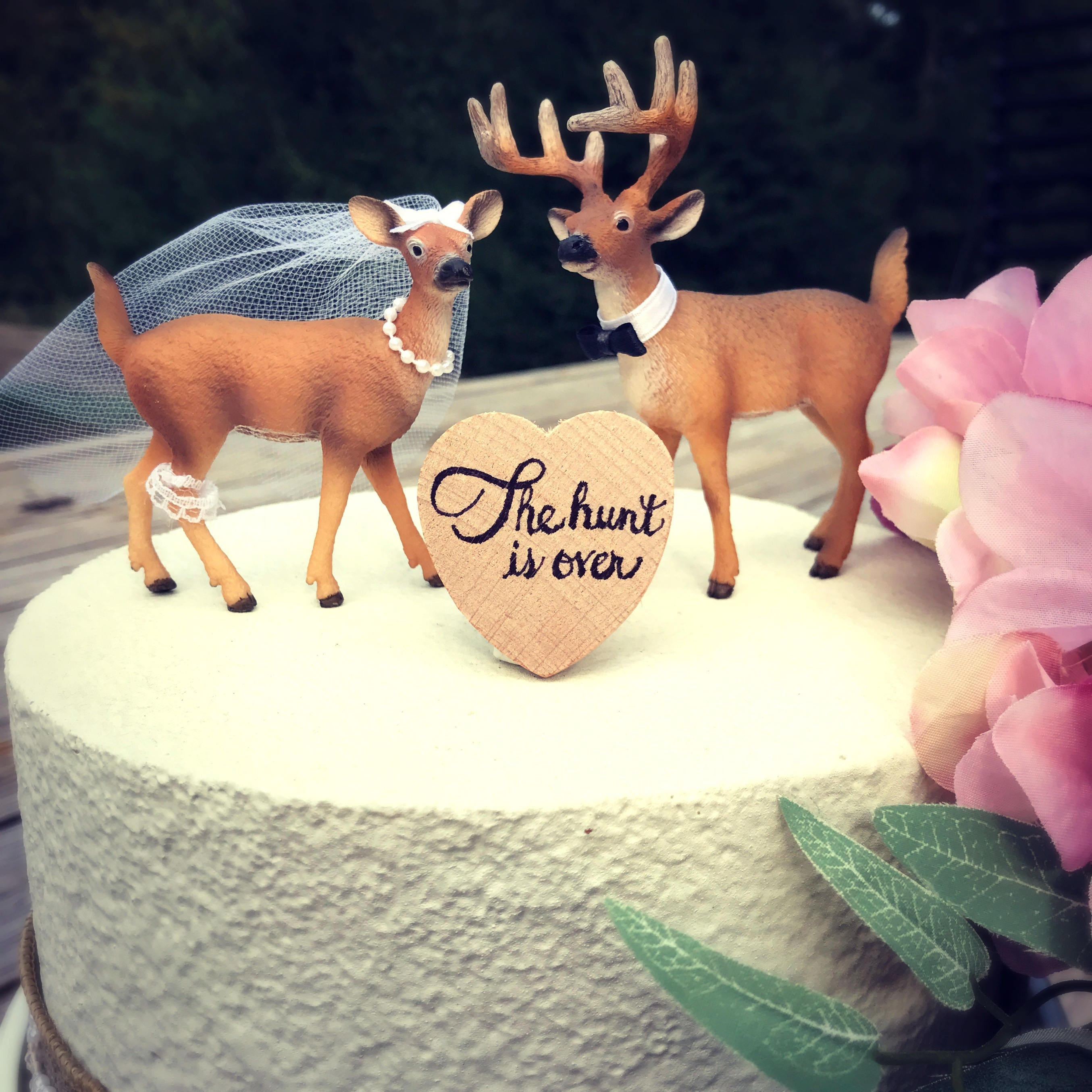 Redneck Hunting Wedding Cake Toppers