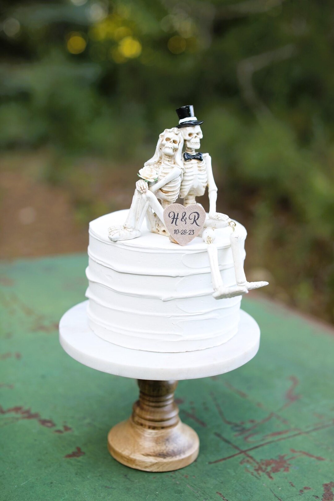 Til Death Wedding Cake Topper / Skeleton Wedding Cake Topper / Fall ...