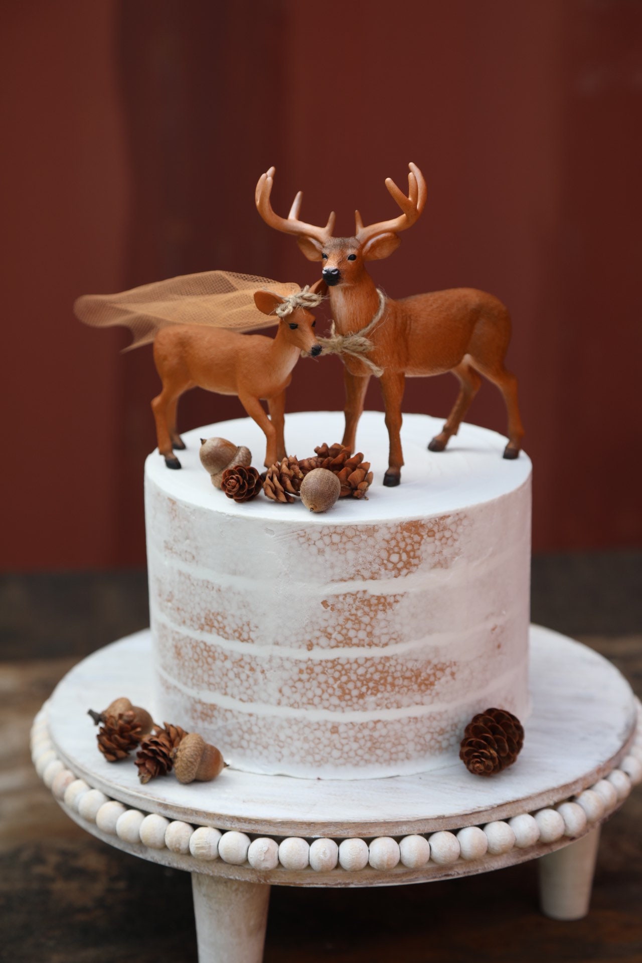 Redneck Cake Topper / Deer Cake Topper / Wedding Cake Topper / Rustic ...