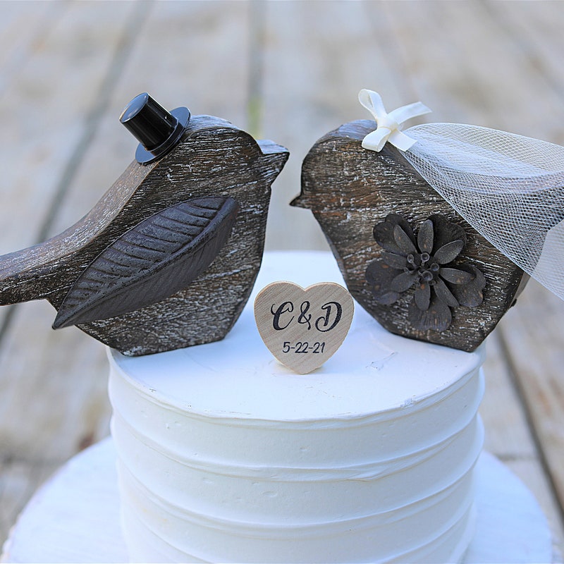 Love Bird Cake Topper - Etsy