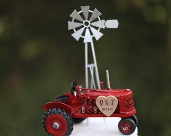 Farmhouse Wedding Cake Topper / Barn Wedding Cake Topper / Country ...