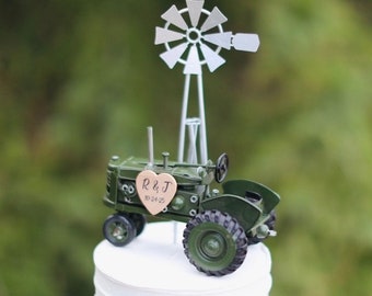 Farmhouse Wedding Cake Topper / Barn Wedding Cake Topper / Country ...