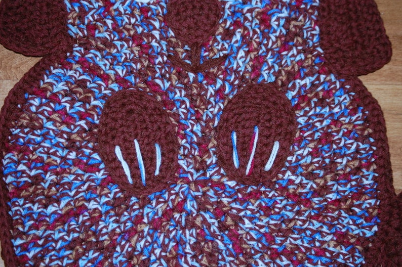 Instant Download Crochet Pattern Puppy Dog Rug pet Mat - Etsy