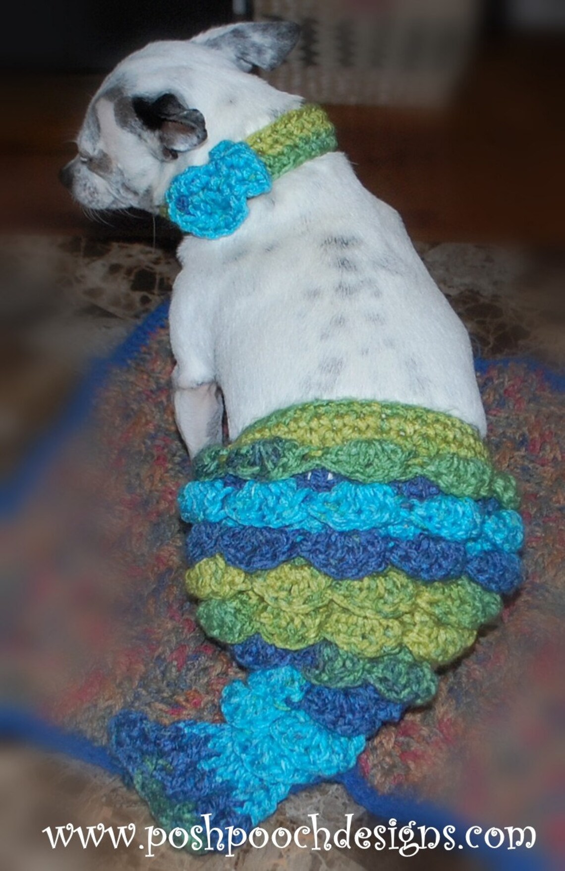 Instant Download CROCHET PATTERN Mermaid Dog Tail and Fishy | Etsy