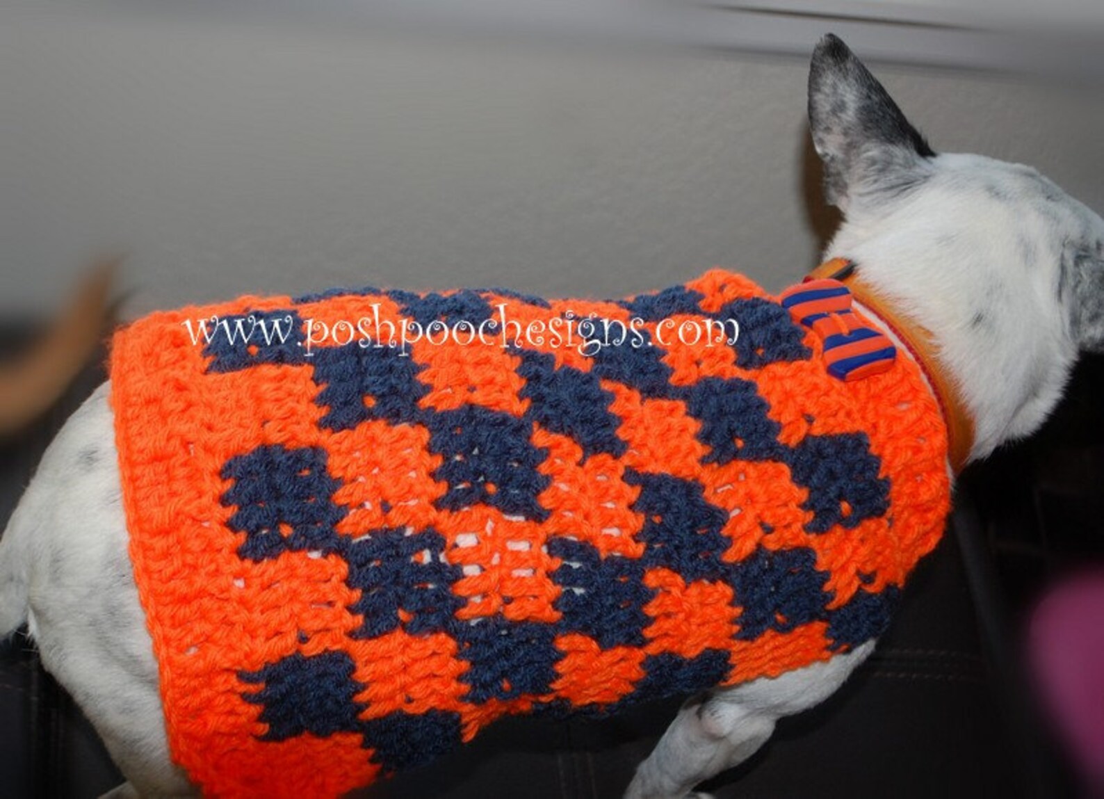 Instant Download Crochet Pattern Checkered Dog Sweater - Etsy