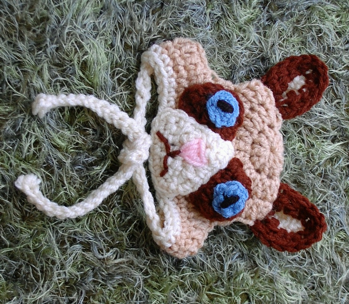 Instant Download Crochet Pattern the Grumpy Cat Dog Hat - Etsy