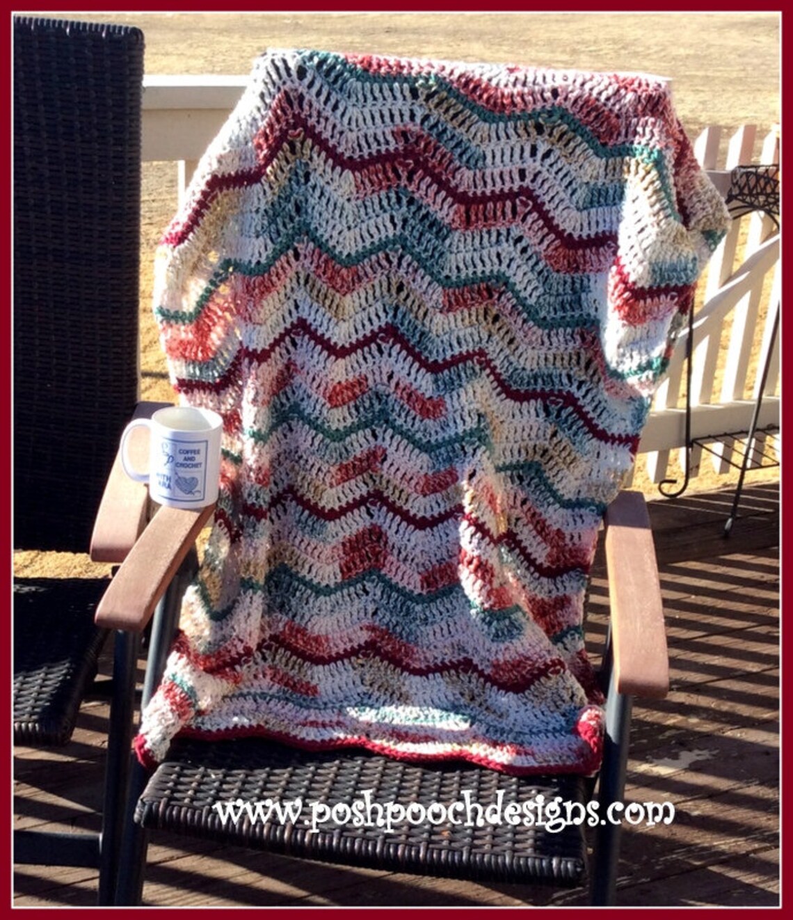 Chevron Crochet Pattern E Book 6 Patterns In 1 PDF file | Etsy