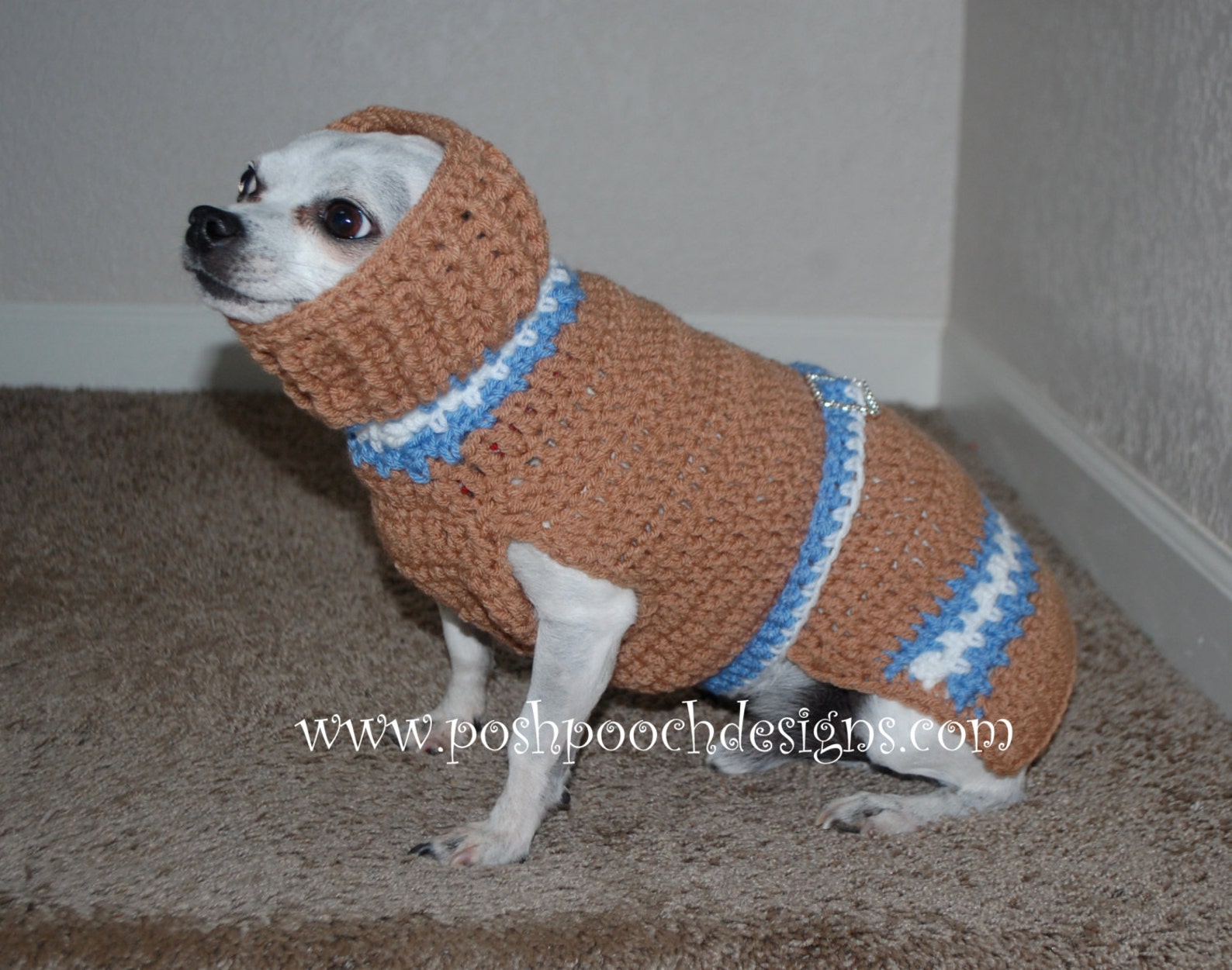 Instant Download Crochet Pattern Snood Turtleneck Dog - Etsy