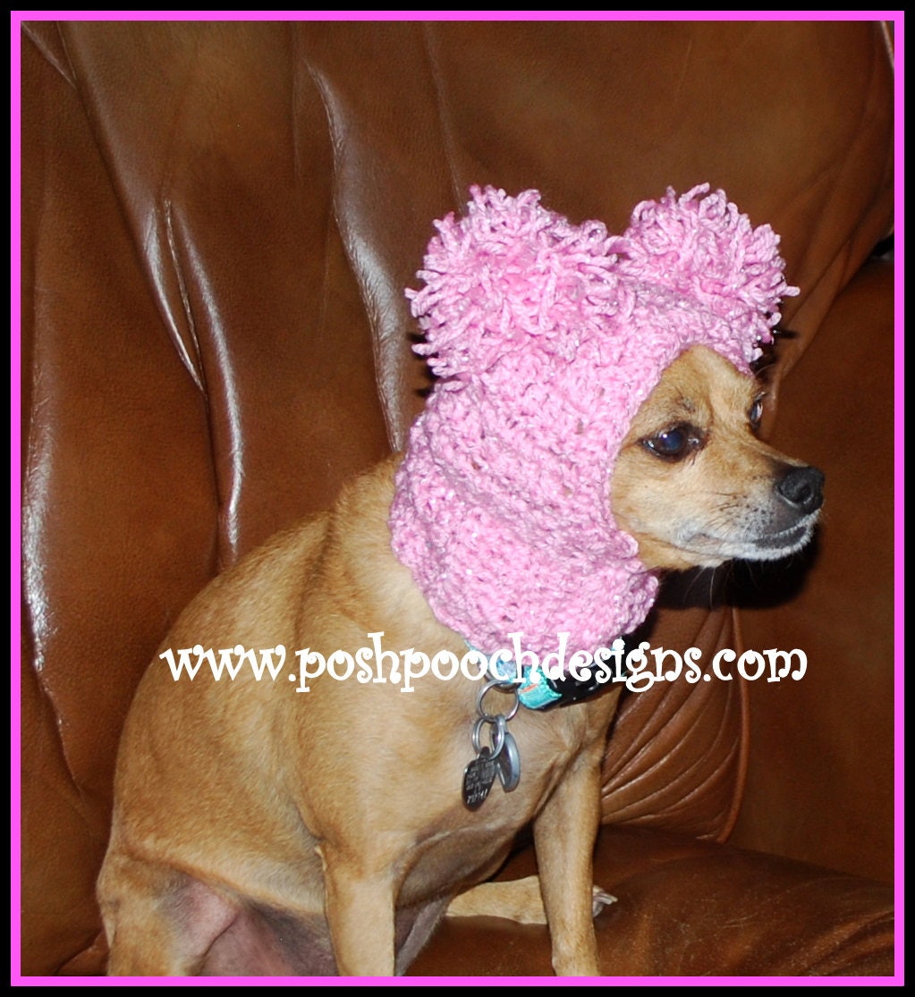 Instant Download Crochet Pattern Pink Pom Pom Dog Snood - Etsy Canada