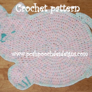 Instant Download - Crochet Pattern Bundle - 3 Pet Rugs - Dog Mat - Cat ...