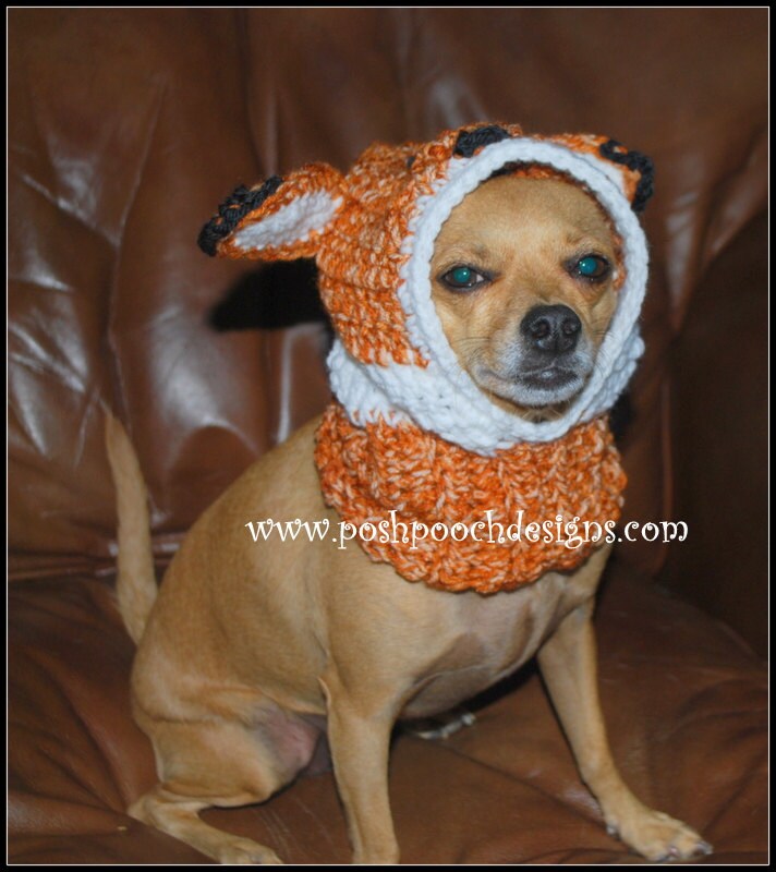 Fox Dog Snood Instant Download Crochet Pattern - Etsy