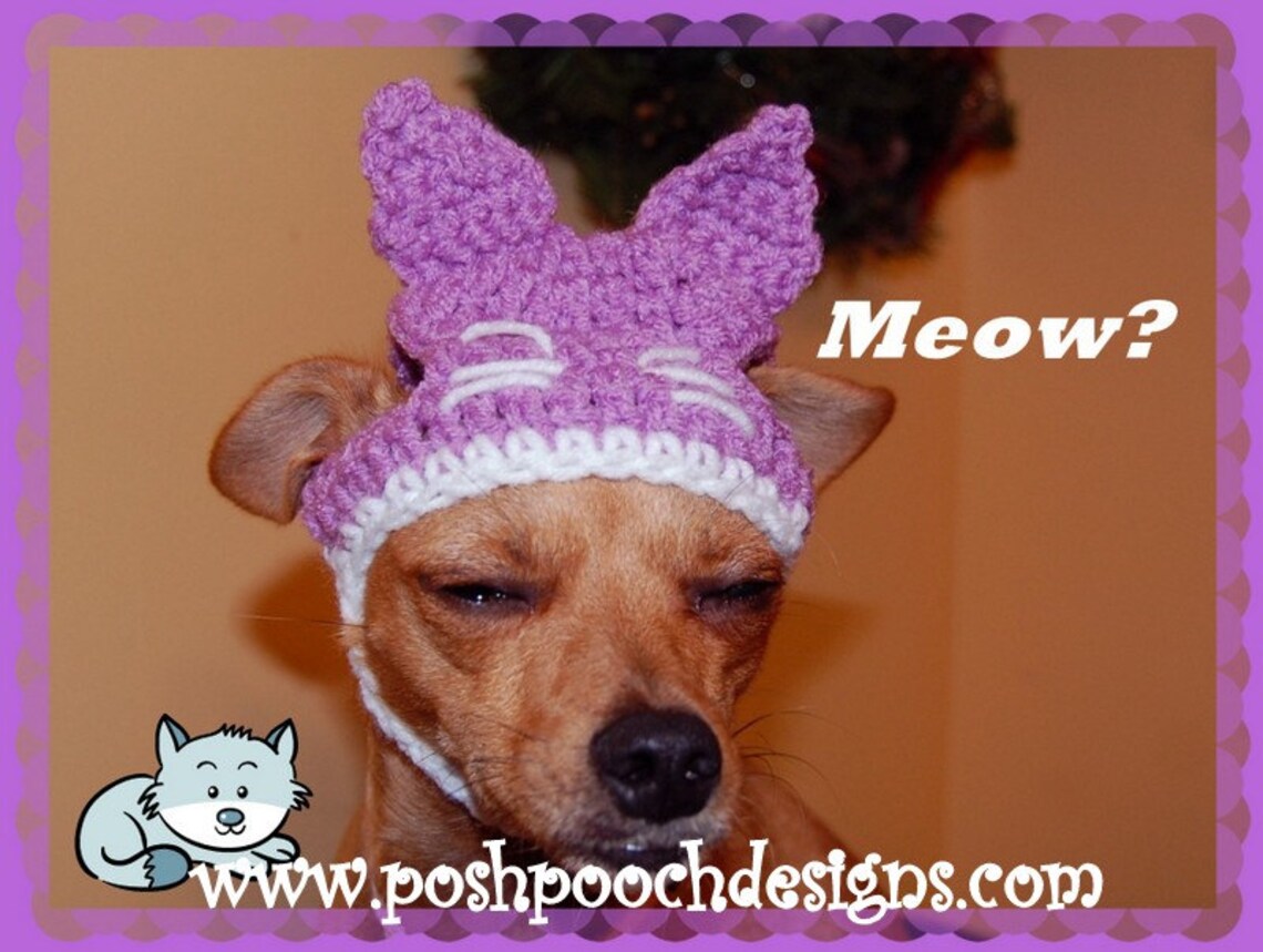 6 Dog Beanie Hat Styles in One Set 1 Instant Download - Etsy