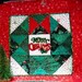Handmade and Embellished Christmas Wreath Block Merry - Etsy