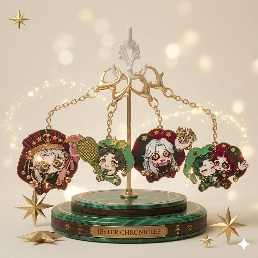 PIERROT Acrylic Keychain, Freak Circus Otome Merchandise, Keychain ...