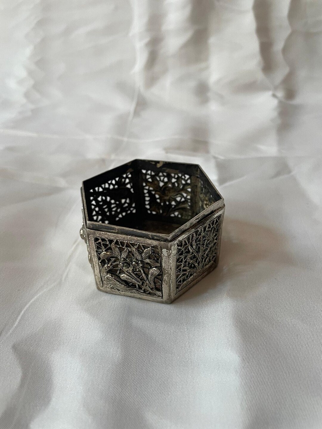 Vintage Vietnamese Hexagonal Jewelry/ Pearl Box. - Etsy