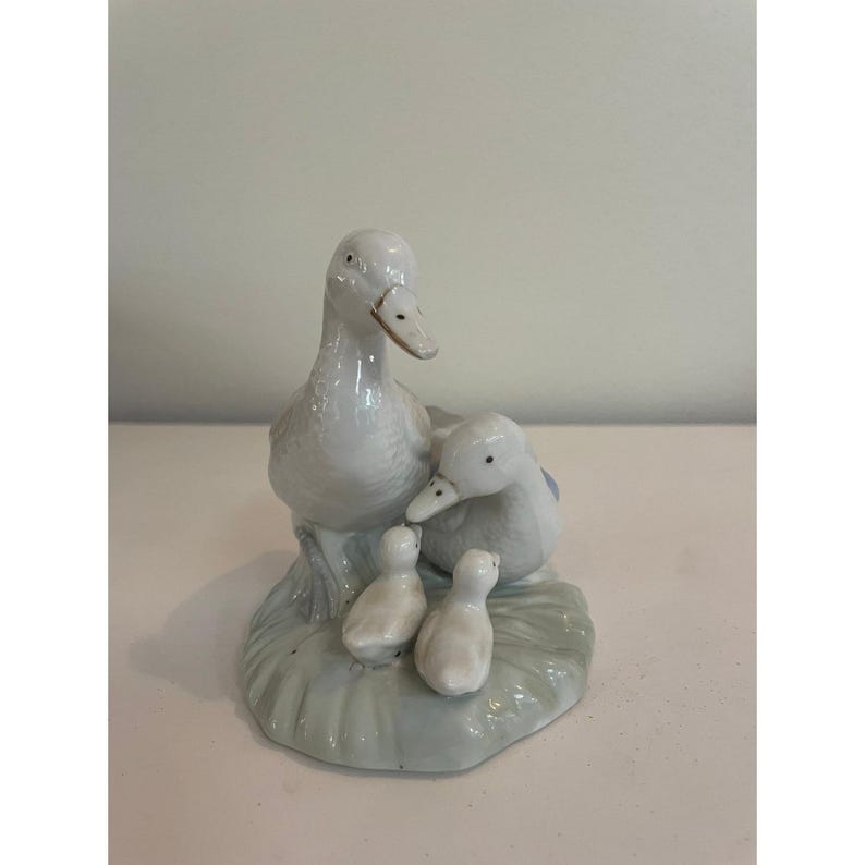Vintage Original Artmark Duck Family Figurine Ceramic Porcelain Made in ...