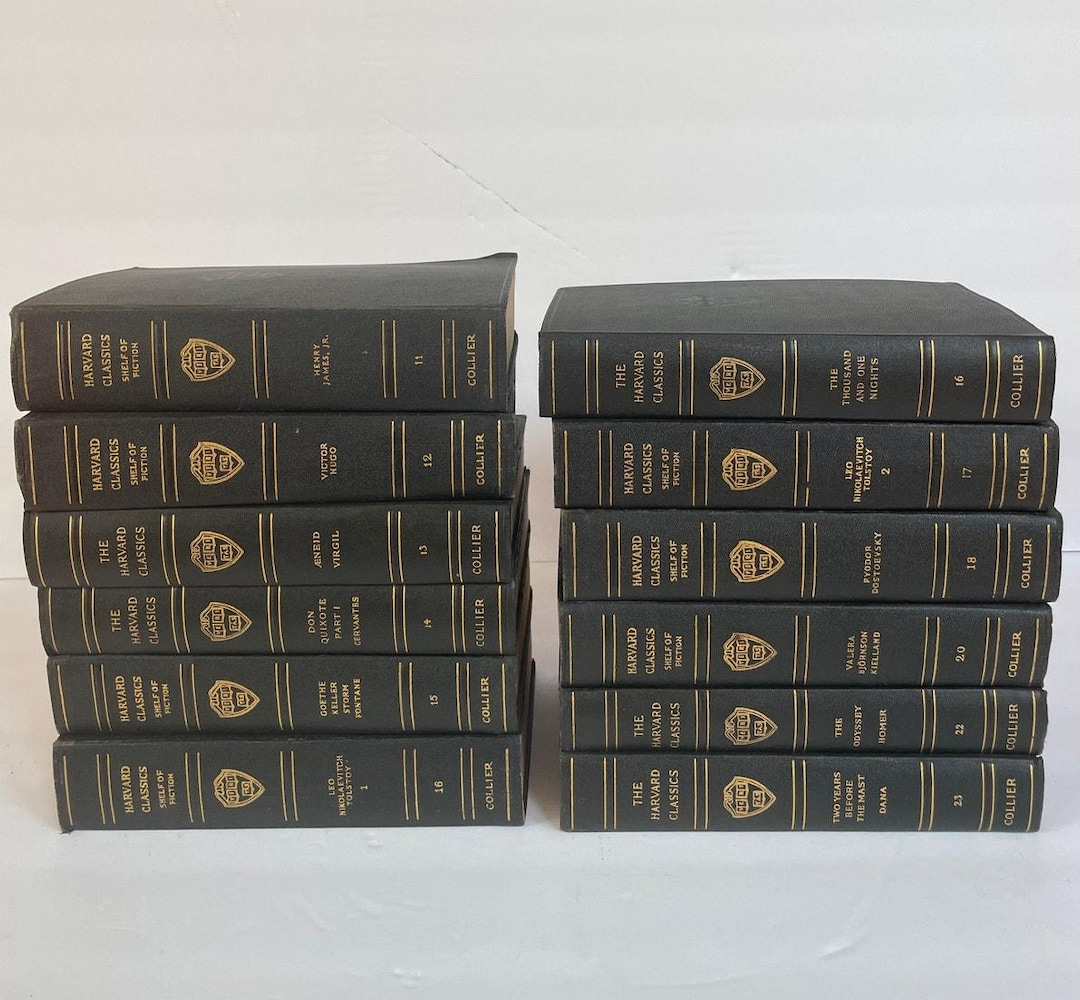 The Harvard Classics Deluxe Edition Set of 12 Books - Etsy