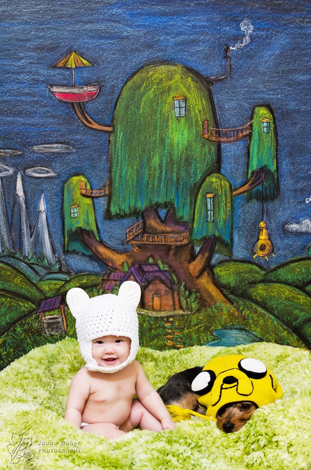 Crochet Finn Adventure Time Beanie/hat - Etsy