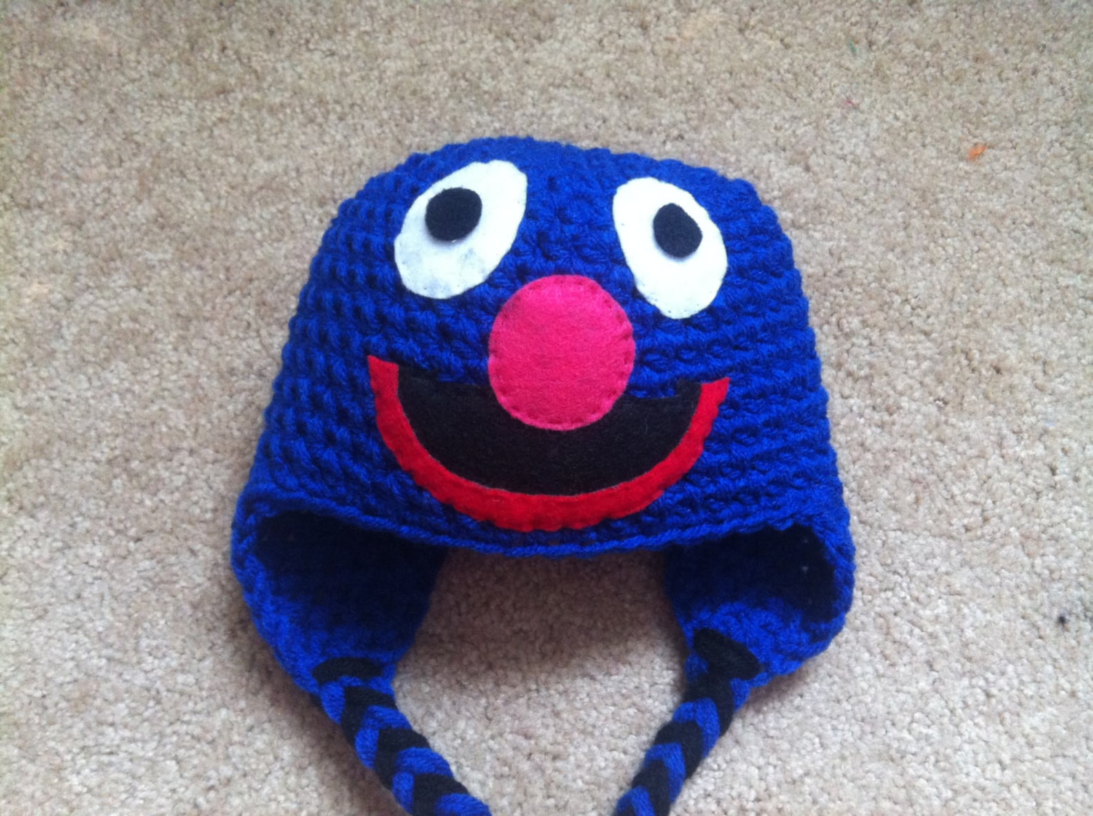 Crochet Grover Beanie/hat - Etsy