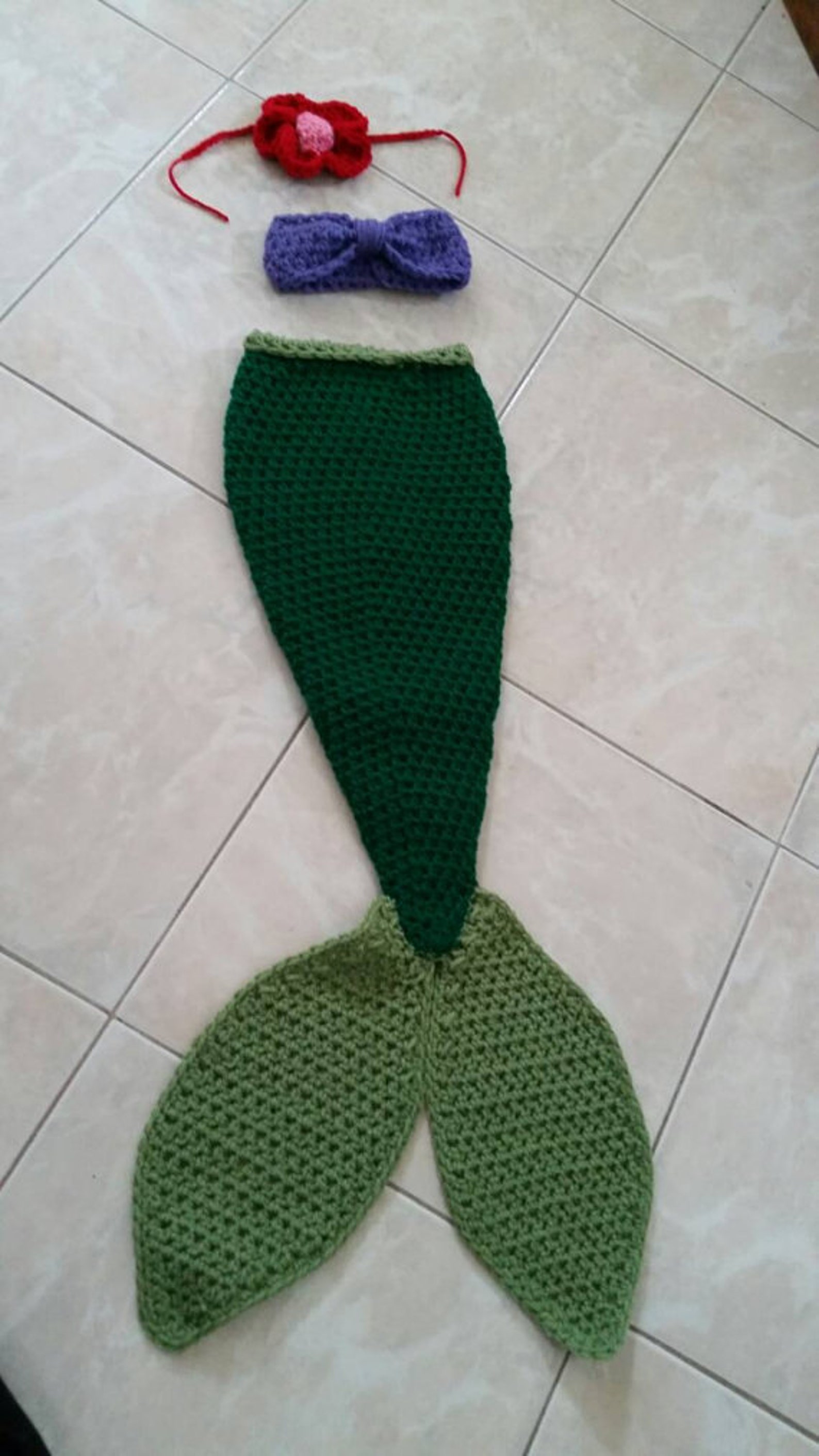 Crochet Ariel the Little Mermaid Outfit - Etsy