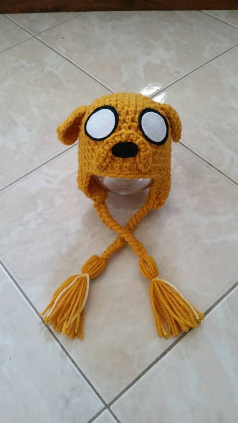 Crochet Jake the Dog Beanie/dog - Etsy