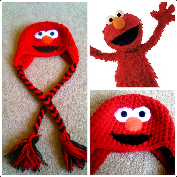 Elmo Hat - Etsy