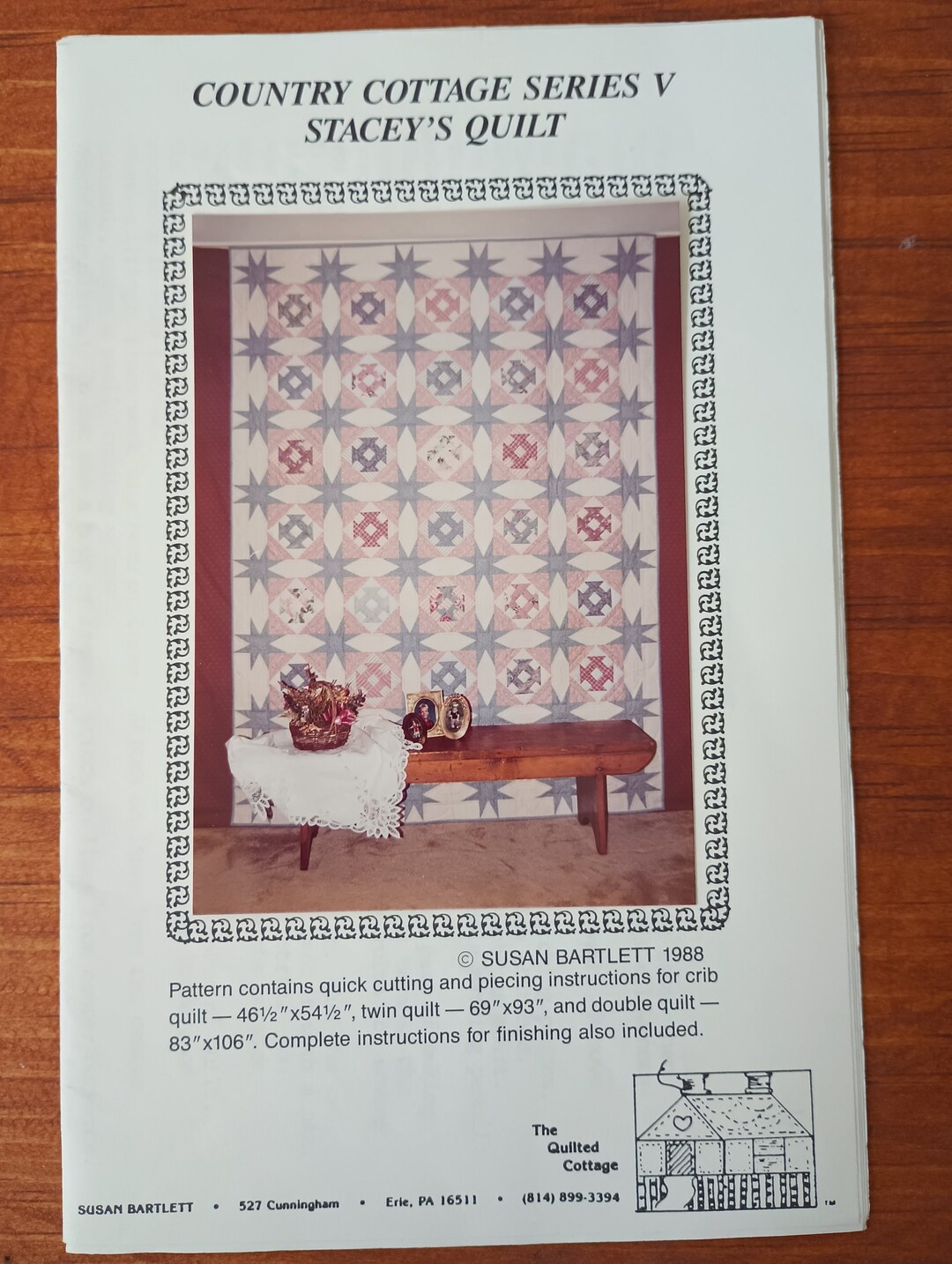 Country Cottage Series V Stacey's Quilt Bed Quilting Pattern by the ...