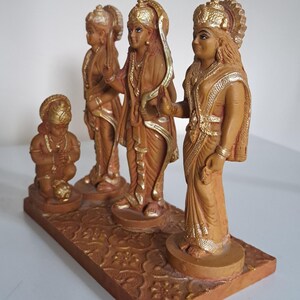 Ram Darbar Statues, Lord Rama, Sita, Lakshmana, Hanuman, Puja Decor - Etsy