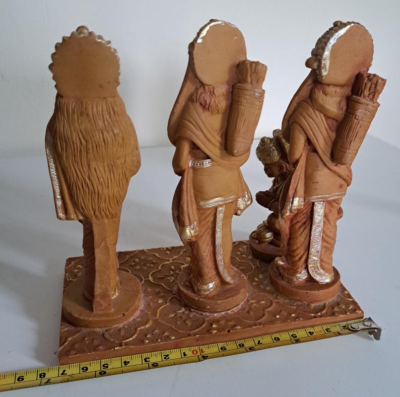 Ram Darbar Statues, Lord Rama, Sita, Lakshmana, Hanuman, Puja Decor - Etsy