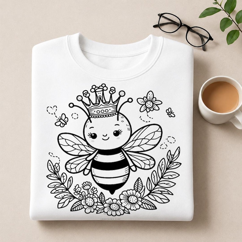 90+ schattige Honey Bee Svg-bundel, honing Clipart, Bee Hive Svg, Queen ...