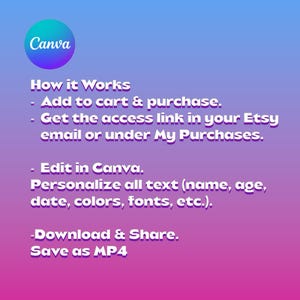 Kpop Demon Hunters Golden Birthday Video Invitation – Editable Canva ...