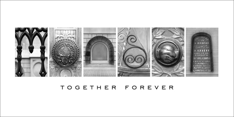 LDS Temple Photo Letters Print-10x20 - Etsy