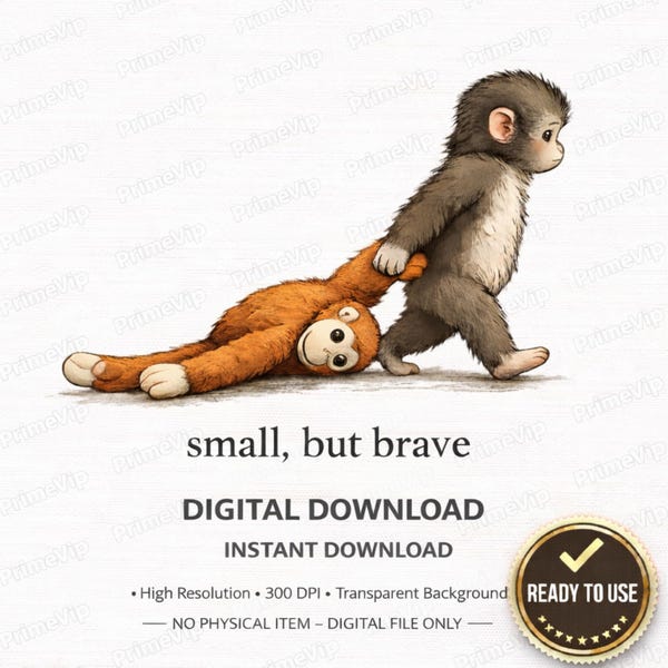Monkey Stickers - Etsy