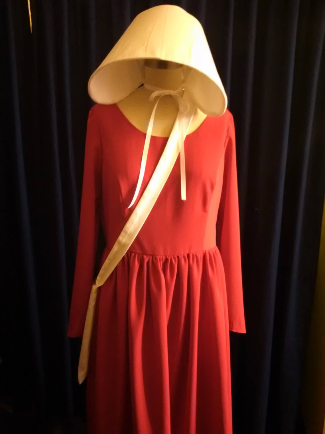Handmaid's Tale Costume Dress Bonnet and Bag. READY TO - Etsy