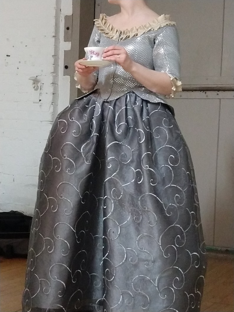 Caraco Jacket and Skirt 18th Century - Etsy