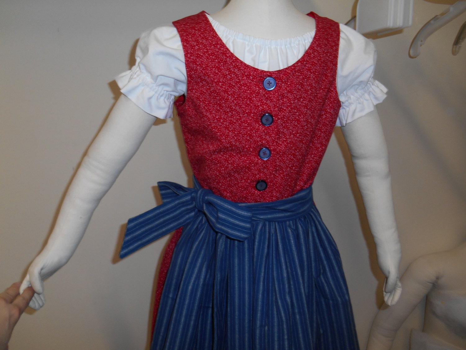 Child Size Dirndl/peasant Dress - Etsy