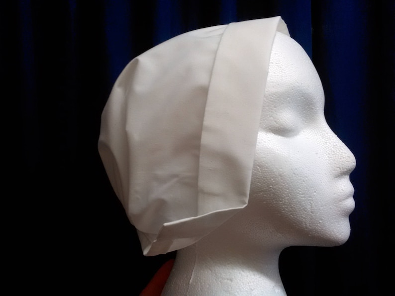 Handmaid Soft Cap/pilgrim Bonnet/medieval "coif" READY to SHIP - Etsy