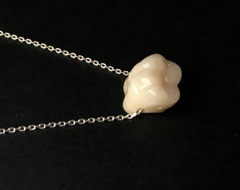Human tooth necklace | Etsy