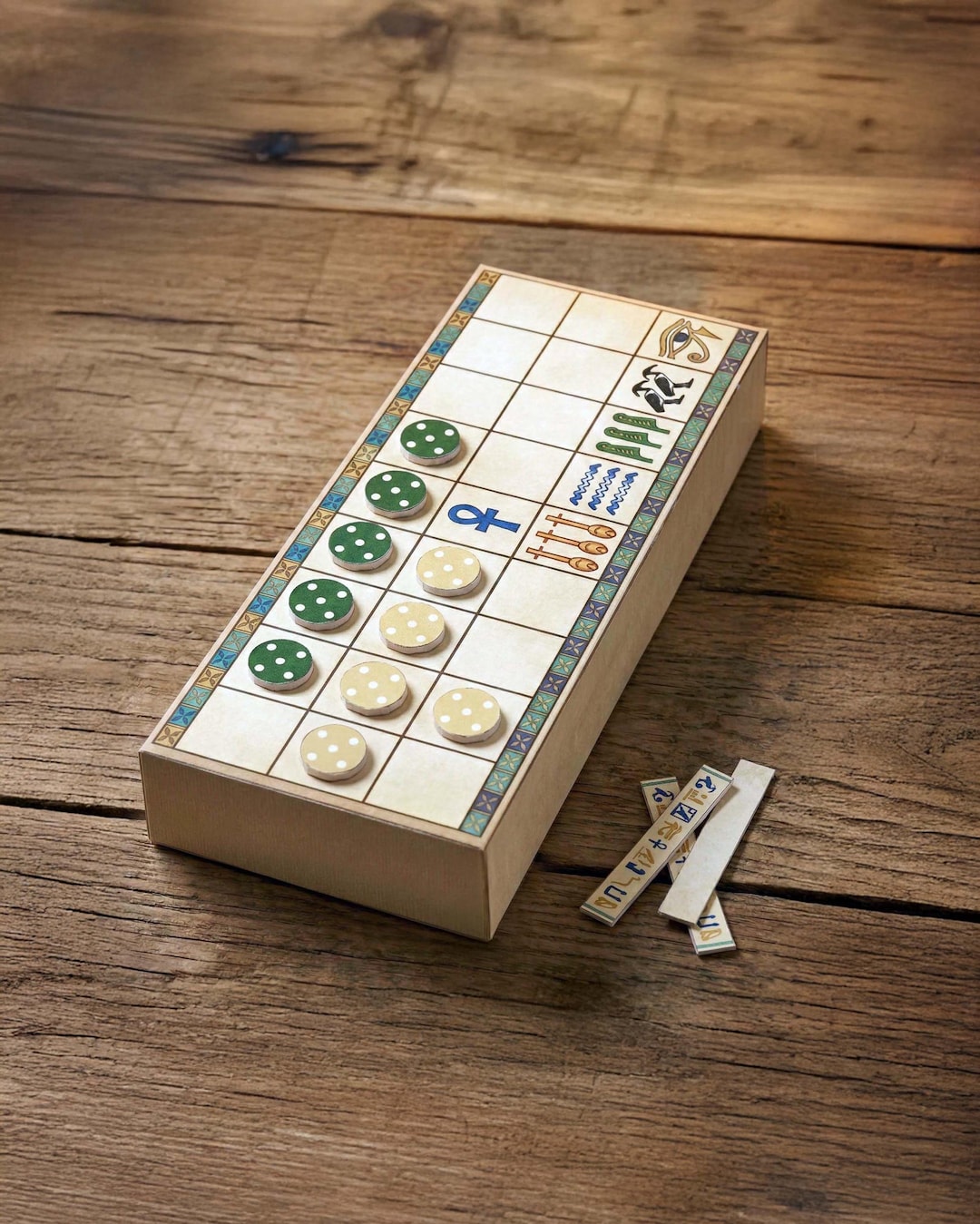 Senet Ancient Egyptian Board Game | Printable | Print and Play 3D ...
