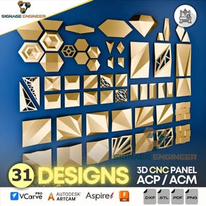 32 DESIGNS CNC CUTTING Dxf,pdf,sketchup,stl Files - Etsy