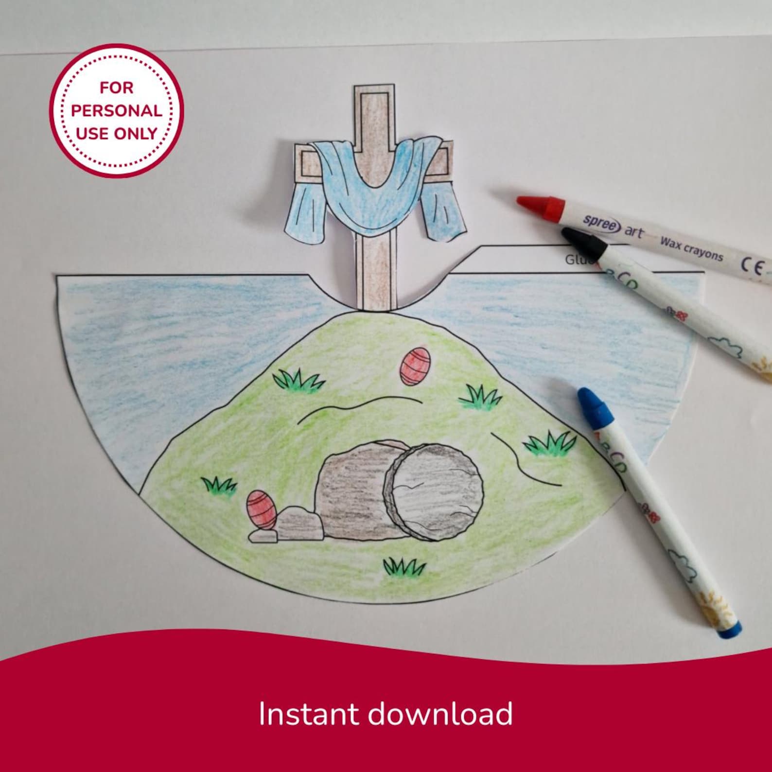 Empty Tomb Kids Craft | Easter Bible Activity | Resurrection Sunday ...