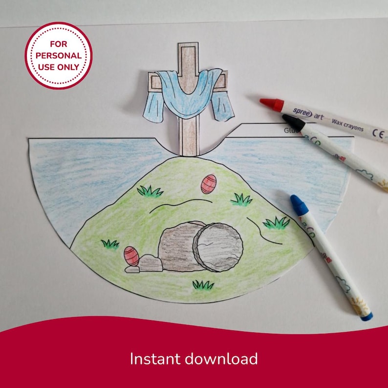 Empty Tomb Kids Craft | Easter Bible Activity | Resurrection Sunday ...