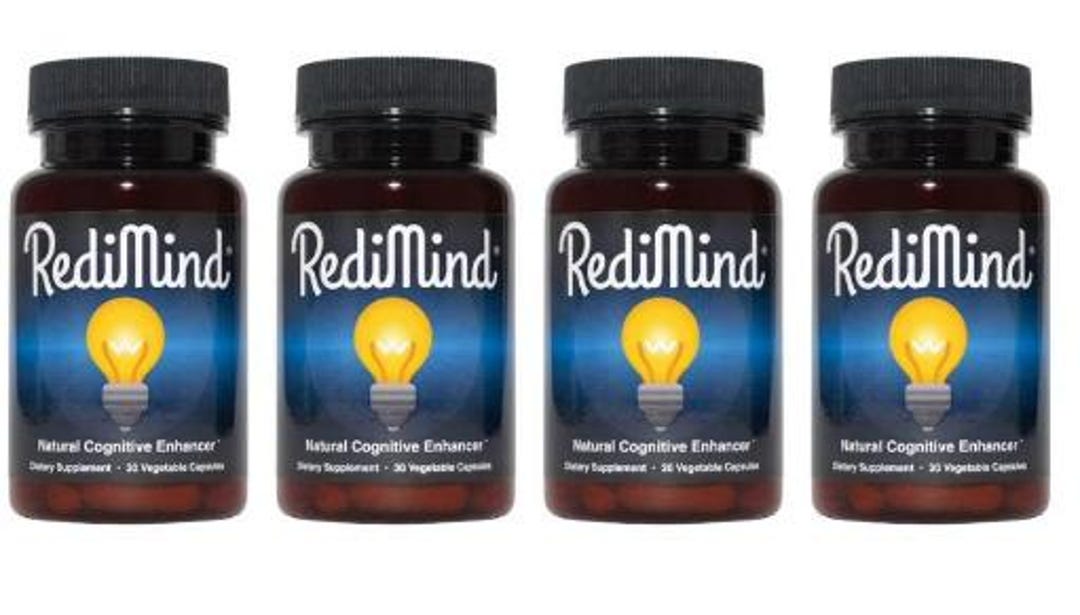 Pack of 4 Redimind Natural Cognitive Enhancement Supplement 30 Capsule ...