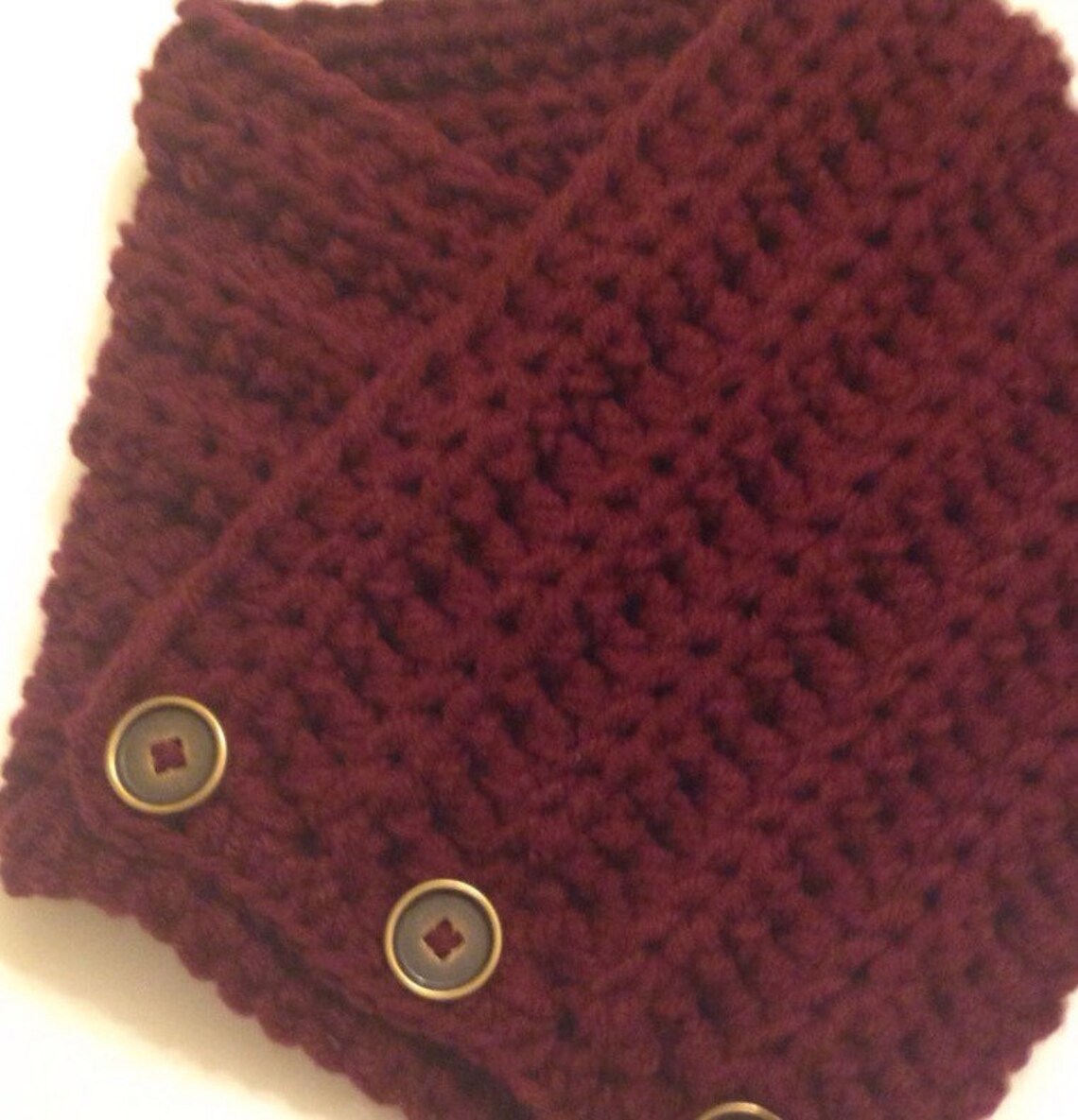 Handmade Crochet Cowl Gaiter Neck-Warmer Gift Under 30 | Etsy