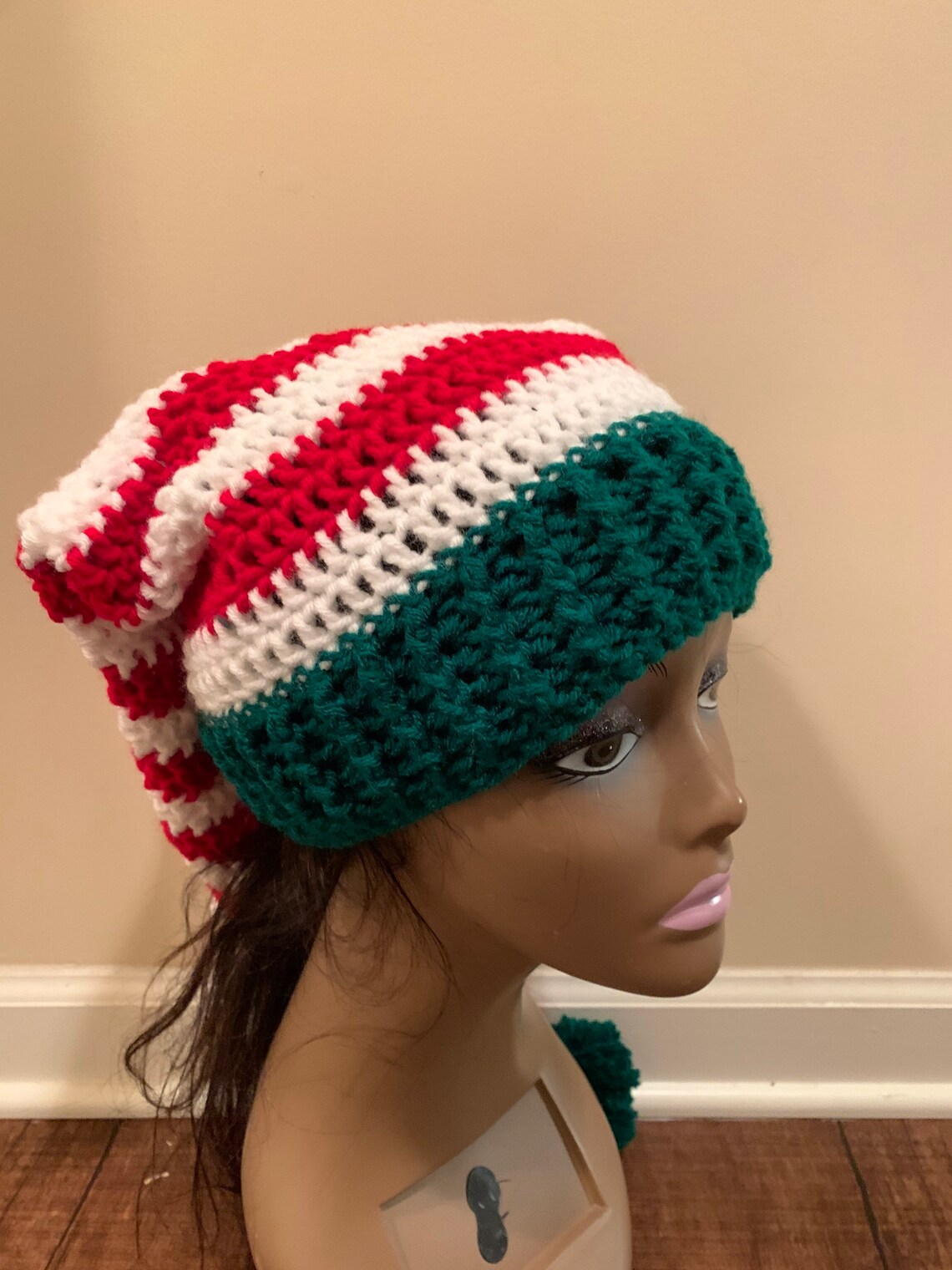 Handmade Elf Christmas Hat Crochet Elf Christmas Hat Winter - Etsy