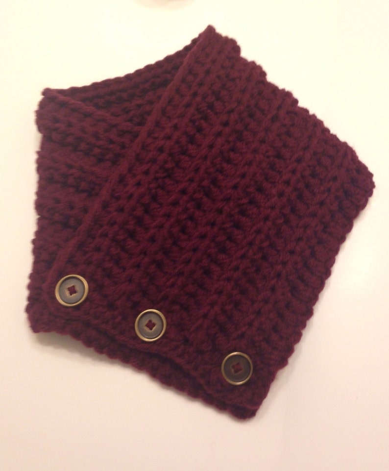 Handmade Crochet Cowl Gaiter Neck-warmer Gift Under 30 Free | Etsy